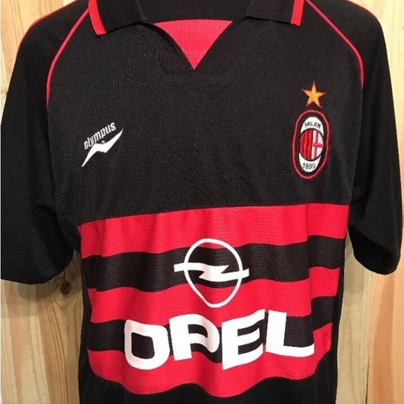Shirts | Vintage Opel Milan Soccer Jersey Large | Poshmark